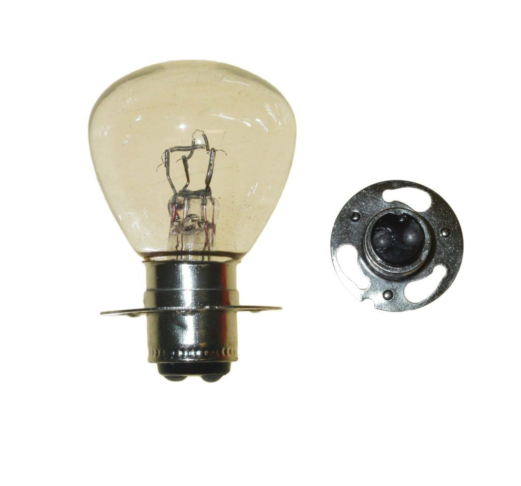 12 Volt 45/40 APF Headlamp Bulb - P15d - Rex's Speed Shop