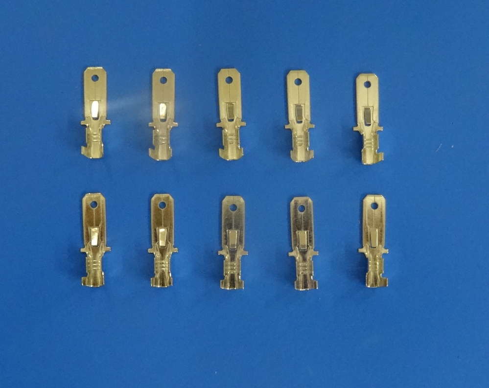 Spare Faston Terminals | Male | 6.3mm Spade – Rex's Speed Shop