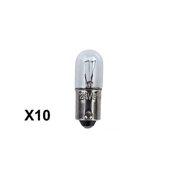 6 Volt BA9 Instrument Bulb - Ten Pack - Rex's Speed Shop