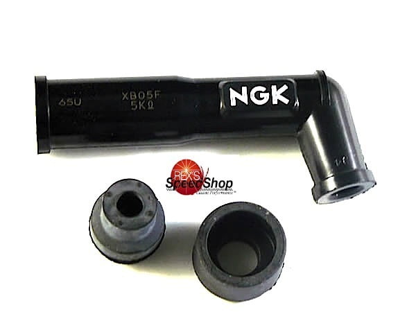 NGK 10/12mmPlug Cap, Long 102 Degree XD05F - Rex's Speed Shop