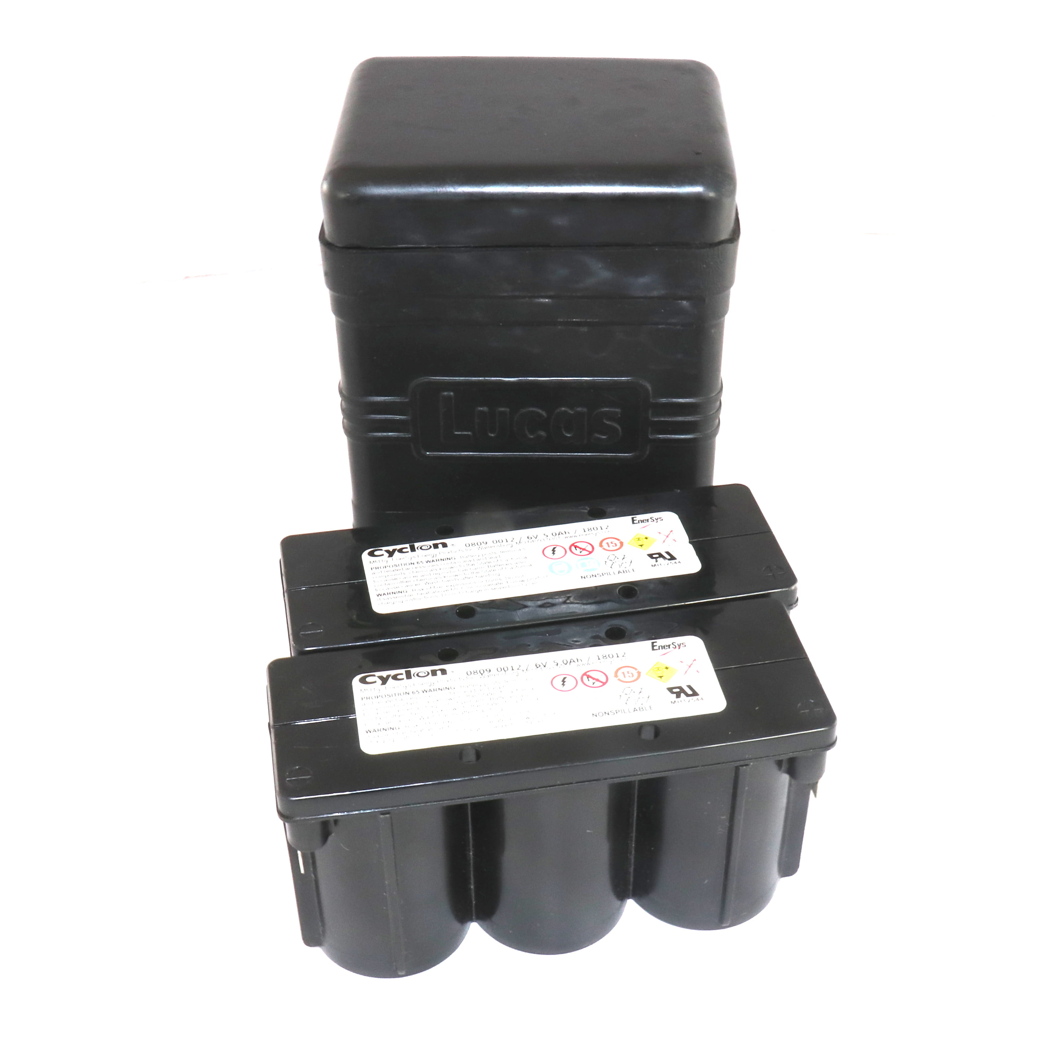6 Volt | 12 Volt Dual Voltage Cyclon Battery | B38-6 | PU-7E - Rex's ...