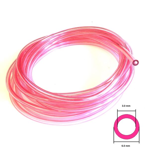 Carburettor Overflow Pipe Tube - Pink - Rex's Speed Shop