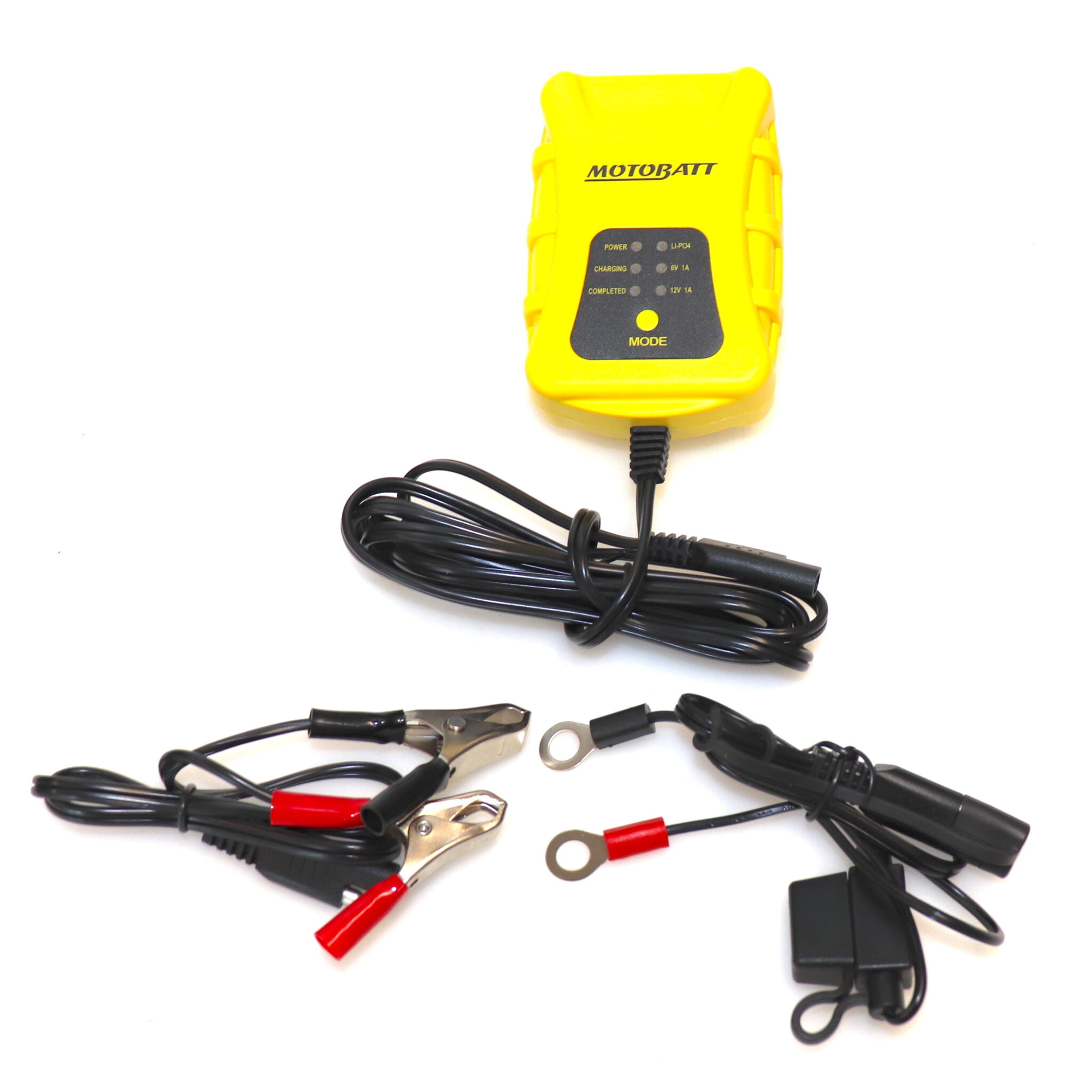 6 & 12 Volt 1.0 Amp Motobatt Tech 1 Battery Charger Maintainer - Rex's ...