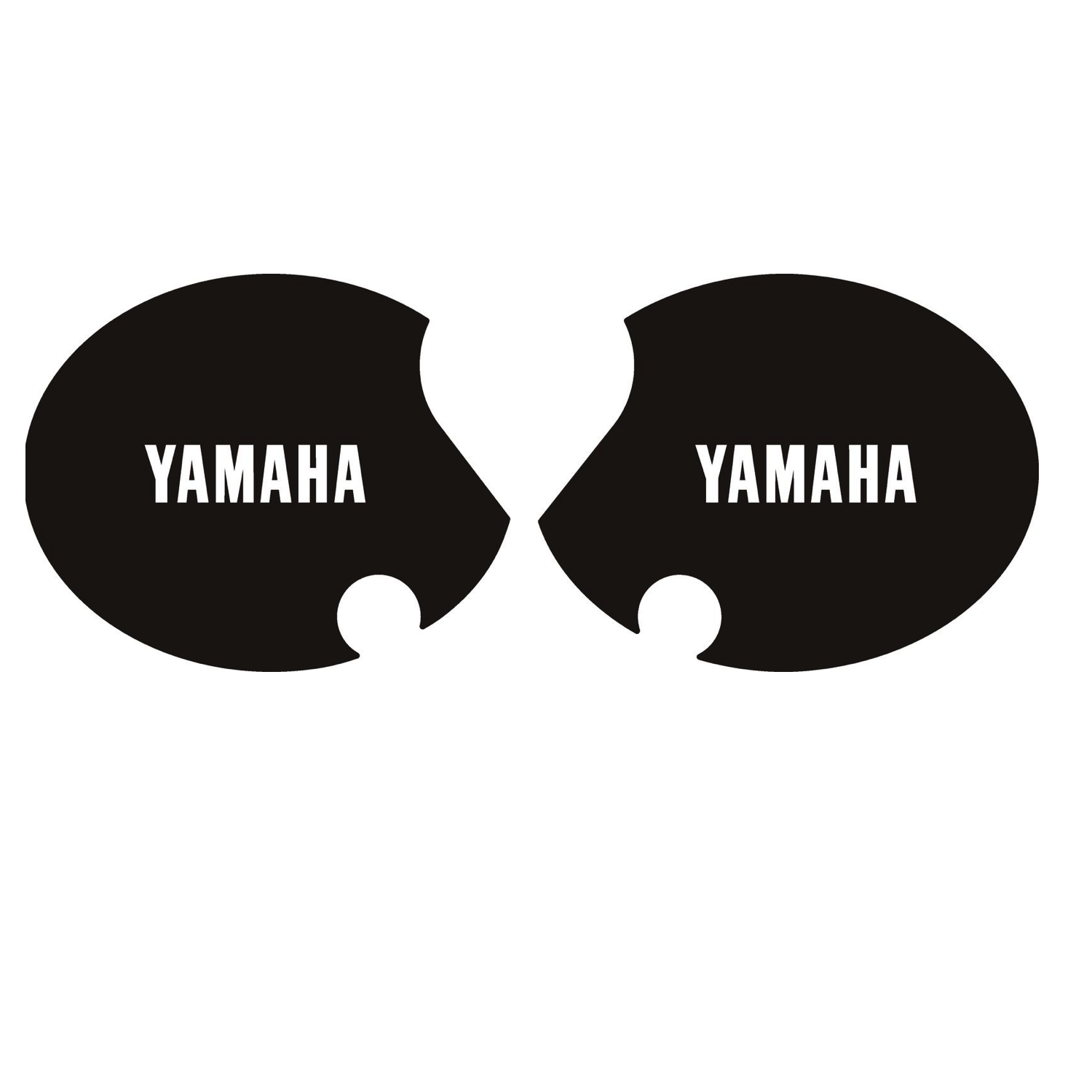 XT500 1980 on | TT500 Side Cover Decal Set - White Lettering - Rex's ...